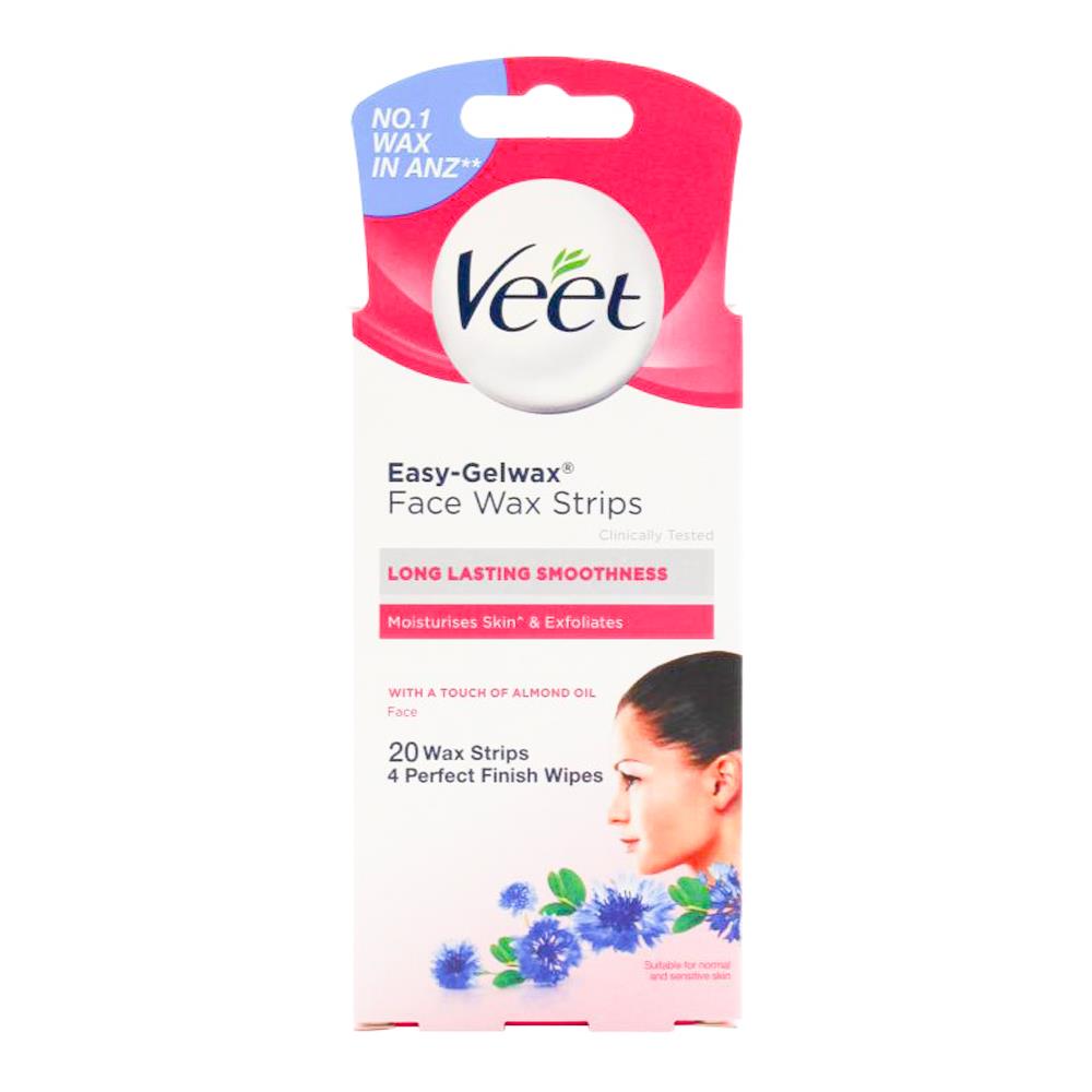 Pk5 X Veet Pk20 Easy- Gelwax Stirps Face Precision For Sensitive Skin ...